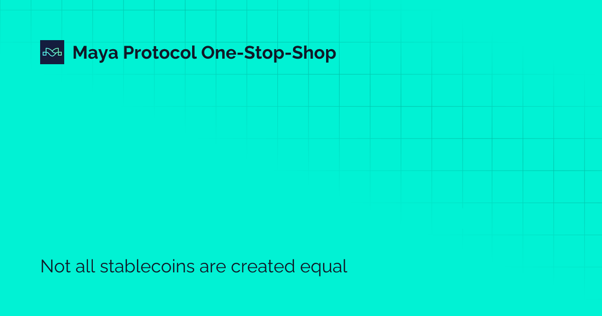 Roadmap. Maya 3.0 | Maya Protocol One-Stop-Shop